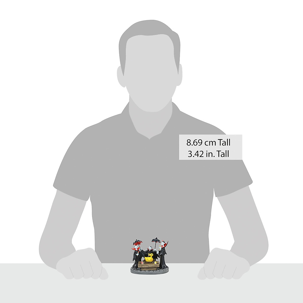 Department 56 Disney The Nightmare Before Christmas Village Accessories Vampire Brothers Prepare The Duck Toy Figurine, 3.42 Inch, Multicolor