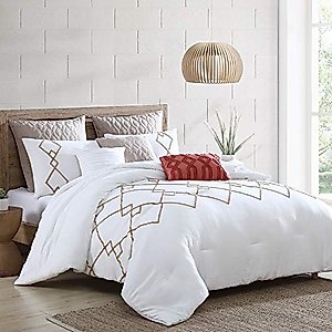 Modern Threads 8 Piece Tufted All Season Down Alternative Comforter Set Bedding with Matching Shams, Decorative Pillows Kalene Queen