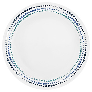 Corelle Livingware Ocean Blues 10.25" Dinner Plate (Set of 6)