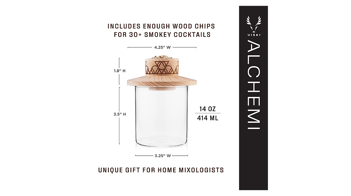 Viski Alchemi Smoked Whiskey Cocktail Kit - Torch & Glass