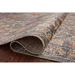 Loloi Chris Loves Julia x Rosemarie Stone/Multi 2'-7" x 4' Accent Rug