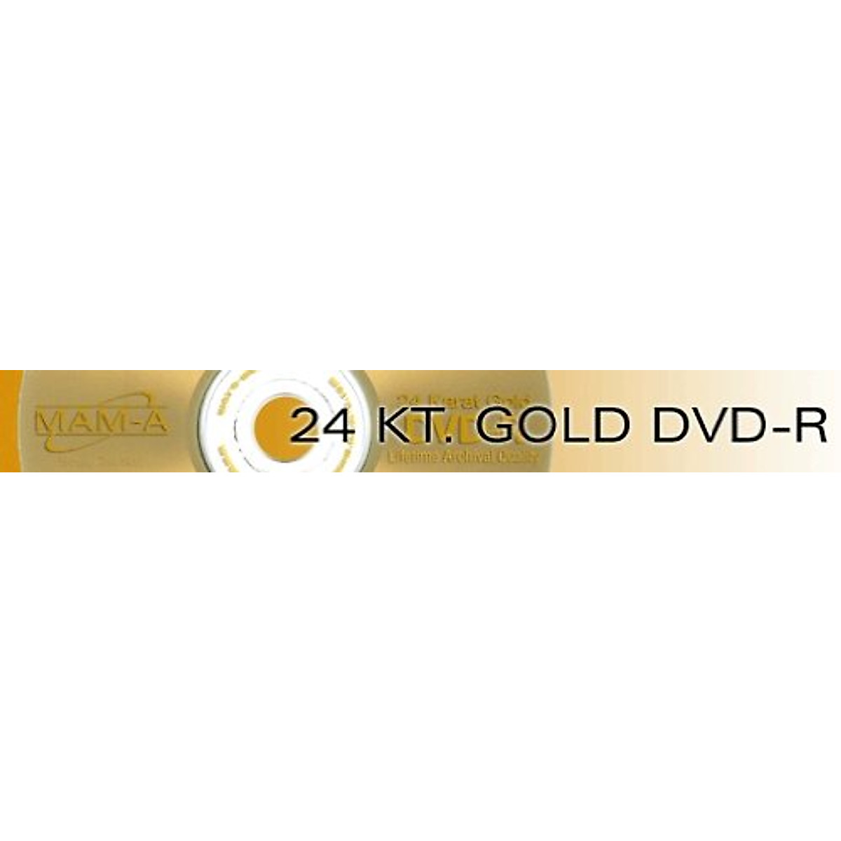 MAM-A 4.7 GB (Mitsui) Gold 8X DVD-R's (Archival-Grade) 50-Pak in Cakebox