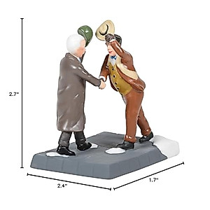 Department 56 Christmas in The City Village Accessories Tip O' The Hats Figurine, 2.7 Inch, Multicolor