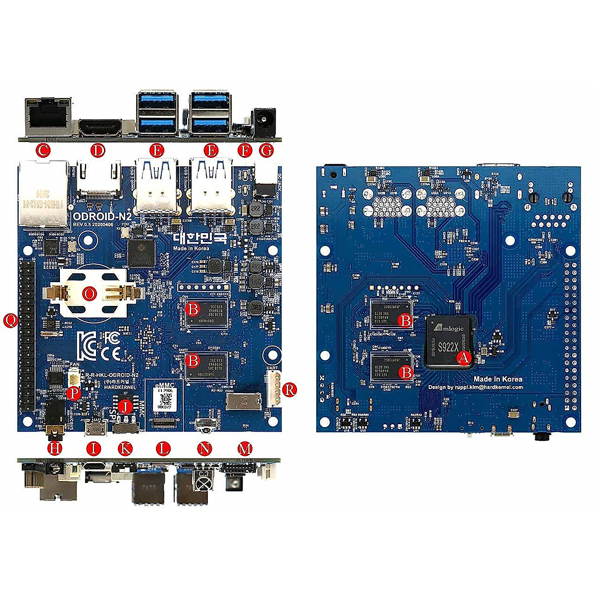 Odroid N2+ 4GB Ram with 12V 2A Power Supply