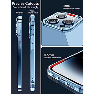 Kakalux [for iPhone 13ProMax Phone case,Magnetic case for The iPhone 13ProMax is magsafe Compatible,Slim and Offers Military Grade Drop Protection for The iPhone 13ProMax (6.7'')- Blue.