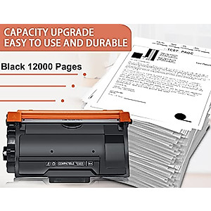 Juyudow Ultra High Yield Toner Cartridge for Brother TN880 TN-880 TN 880 HL-L6200DW MFC-L6700DW MFC-L6800DW HL-L6200DWT HL-L6300DW MFC-L6900DW Printer Toner Cartridge (Black, 2 Pack)