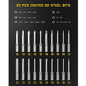 Fanttik Fold S1 APEX 3.7V Cordless Screwdriver, Electric Screwdriver, Screen Interaction, Pivot Handle, High/Low RPM Options, Max 7N.m, 1/4''Hex, Ideas DIY Tool - Deluxe Edition