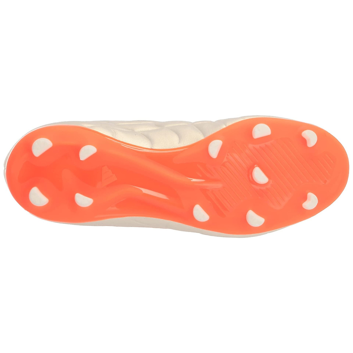 adidas Copa Pure.3 Firm Ground Football Shoe, Off White/Team Solar Orange/Off White, 3.5 US Unisex Little Kid