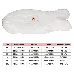 Cat Winter Coat, Pet Cold Weather Clothes with Fur Collar for Small Puppy Dog Clothes Cat Puppy Kitten Clothes M