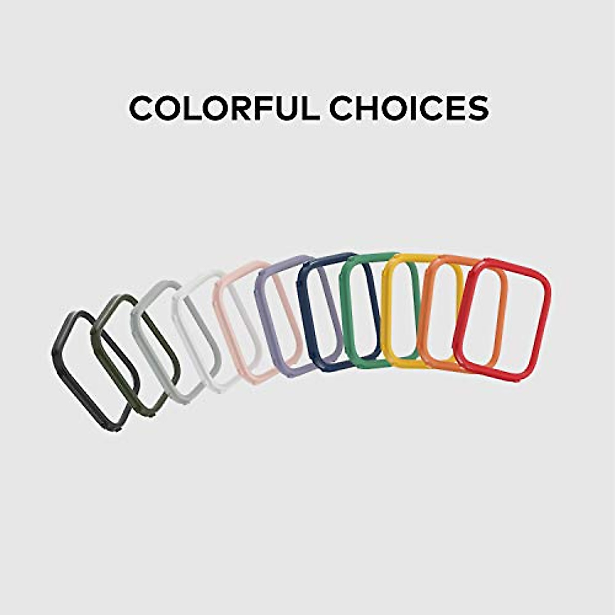 RhinoShield CrashGuard NX Extra Rim [ONLY] Compatible with Apple Watch SE & Series 6/5 / 4 [44mm] & Series 3/2 / 1 [42mm] | Additional Accessory Apple Watch Case - Lavender