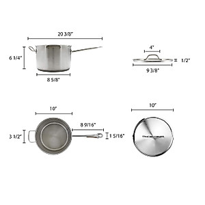 Thunder Group Sauce Pan, 7-5/8-Quart