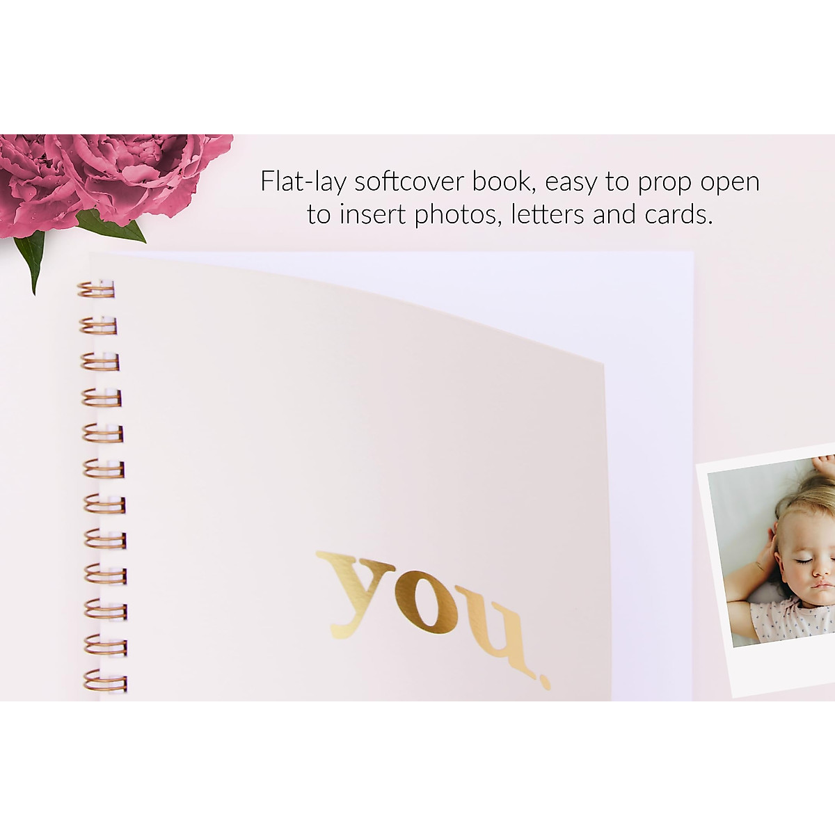 You Baby Album, Baby Shower Gift, All About You Baby Book, Pregnancy Journal. 8.5" x 8.5", 90 Pgs. Baby Scrapbook Album, Memory Book For Baby, Baby Photo Album, Baby Girl Gift Ideas.