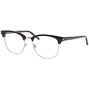 SAINT LAURENT Square Eyeglasses SL 104 001 Black/Palladium 52mm 104