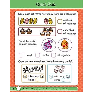 Kindergarten Math Workbook Ages 5 to 6: 75+ Activities Addition & Subtraction, Counting and Writing Numbers 1 to 20, Addition and Subtraction, ... Numbers, Count by 2s & More (Common Core)