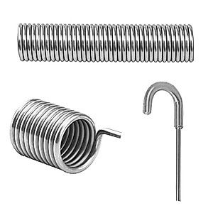 GNPADR 7 inch (2Pcs) Replacement Recliner Sofa Chair Mechanism Tension Spring - Long Neck Hook Style