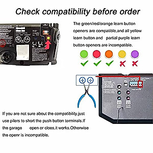 Universal Smart Wi-Fi Garage Door Wireless Remote, WiFi Garage Door Opener,myq Garage Door Opener,Compatible with Amazon Alesxa, Google Assistant