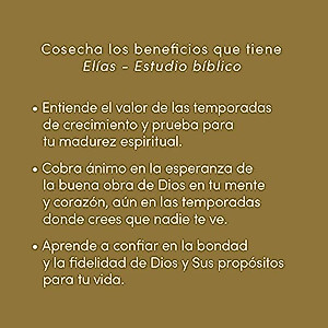 Elías - Estudio bíblico / Elijah - Bible Study Book (Spanish Edition)