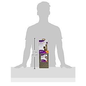 SmartyKat Scratch Up Corrugated Hanging Cat Scratcher, Catnip Infusion Technology - Brown, Single Wide