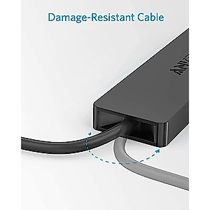 Anker USB Hub 4-Port USB 3.0 Hub,USB Splitter with 5Gbps Data Transfer, Ultra-Slim Data USB Hub [Charging Not Supported], USB Extender for MacBook, iMac, Surface, Mobile HDD, and More (USB-A, 2 ft)
