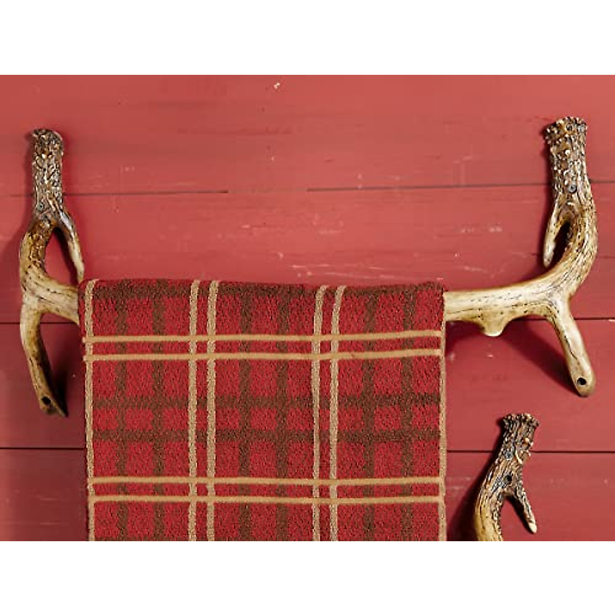 BLACK FOREST DECOR Faux Antler Towel Bar