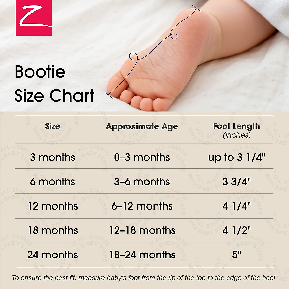 Zutano Unisex Cozie Fleece Baby Booties with Grippers, Baby Essentials, Gray, 18 Months