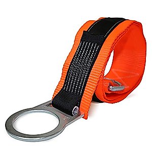 AFP 3’ Cross Arm Strap Premium Heavy-Duty Pass-Through Double Steel Ring, Safety Fall Protection Anchorage Connector (OSHA/ANSI) PPE