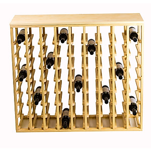 Creekside 72 Bottle Table Wine Rack (Pine) by Creekside - Exclusive 12 inch deep design conceals entire wine bottles. Hand-sanded to perfection!, Pine