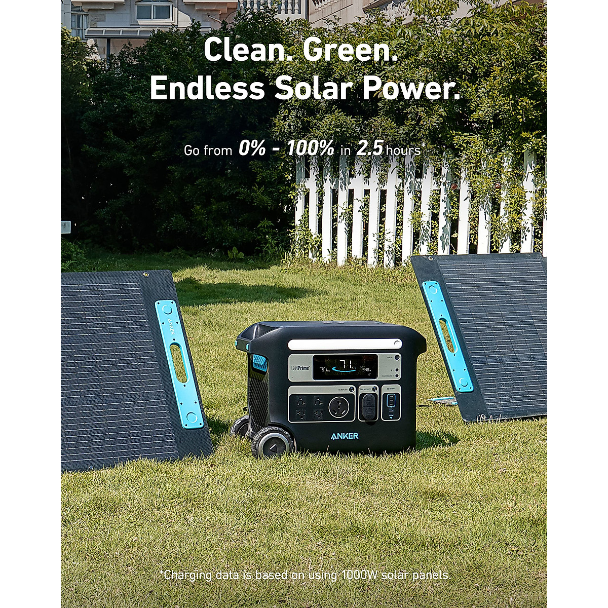 Anker PowerHouse 767 Portable Power Station, 2400W Solar Generator with 6× Longer Lifespan LiFePO4 Batteries, GaNPrime PowerHouse 2048Wh Generator for Home, Outdoor Camping, RV (Solar Panel Optional) (Renewed)