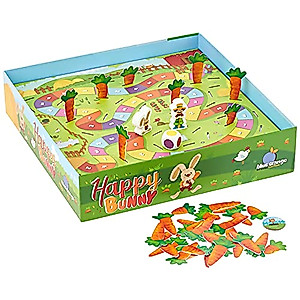 Blue Orange Happy Bunny Cooperative Kids Game,36 months to 96 months