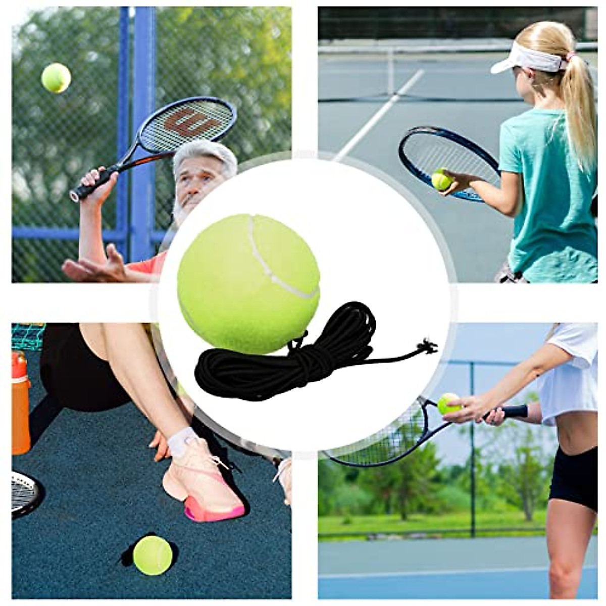 BESPORTBLE 10 pcs Rope Tennis High Bounce Tennis pet Balls Toy Tennis rebounder Outdoor Toys Outdoor Gear Sweat Suit high Bounce Balls Tennis Ball Dog Training Tool Sports Individual Woolen