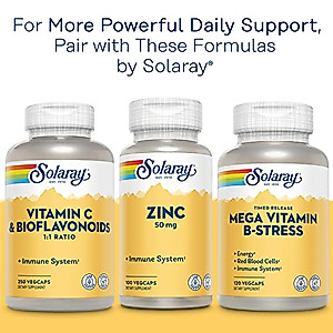 Solaray Calcium Magnesium Citrate 2:1 Ratio with Vitamin D2, Healthy Bone, Muscle & Nerve Support, 60 Serv, 360 VegCaps