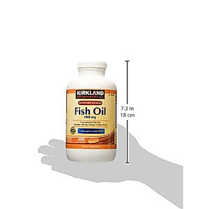 Kirkland Signature hgar Fish Oil Concentrate 2 Pack, 400 Count (Pack of 2)