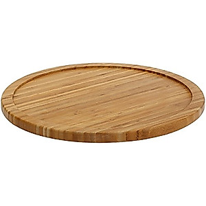 YBM HOME Bamboo Lazy Susan Single Turntable (1, 18")