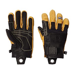 Mountain Hardwear Unisex Hardwear Belay Glove, Black, Large