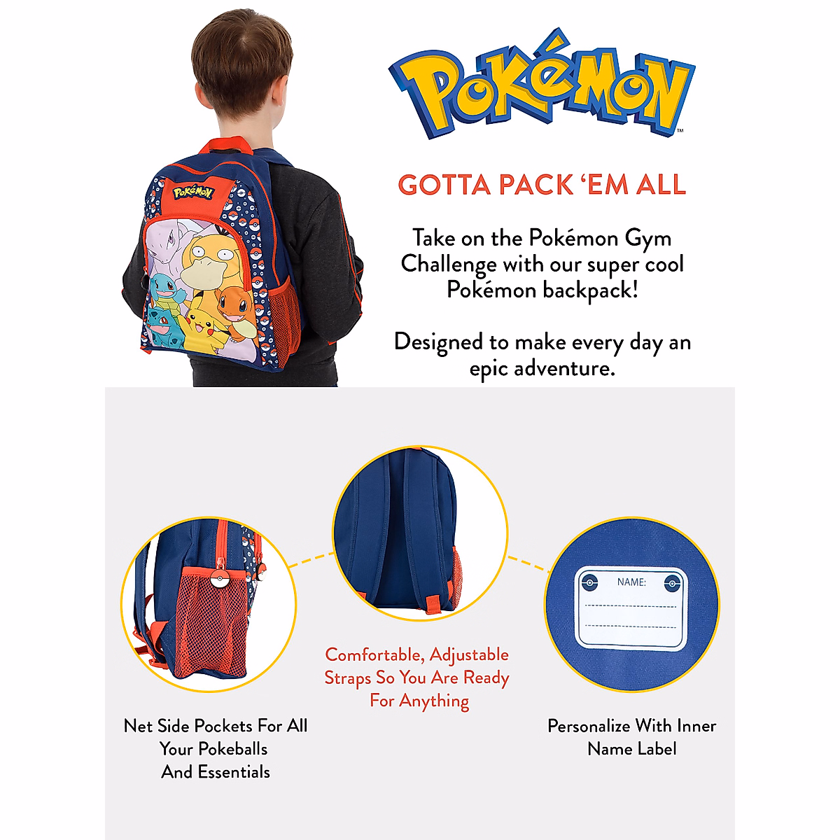 Pokemon Kids Backpack