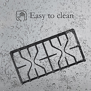 Upgraded WB31X27151 Grate Replacement for GE Stove Parts Range Burner Grate, GE Gas Range Parts Cast Iron Surface Burner Side Grate General Electric Gas Cooktop Parts Stove Top Cooking Grate 1 Pack