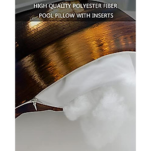 Prime Leader Recliner Head Pillow Ledge Loungers Chair Pillows with Insert Modern Dark Blue Sky Building Bridge Night Scene Lumbar Pillow with Adjustable Strap Outdoor Waterproof Patio Pillows, 2 PCS