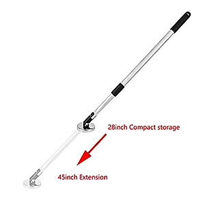 Fabcell Telescoping Magnetic Pickup tool - Screws Parts Finder Magnet Sweeper/45 Inch Super Strength Extendable Telescopic Magnetic Pick-up