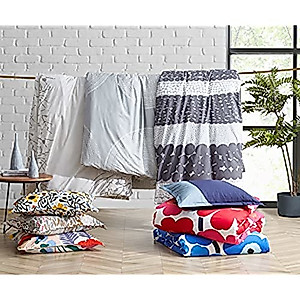 Marimekko - Queen Duvet Cover Set, Cotton Percale Bedding with Matching Shams, All Season Home Decor (Ojakellukka Multicolor, Queen)