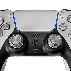 Metal Buttons for PS5 Controller ABXY Buttons Replacement Aluminum Analog Thumbsticks Action Buttons and Direction Keys