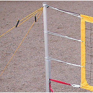 Home Court Portable Set Guy Line Rope Sets (Yellow, Pull-up Style Ropes)
