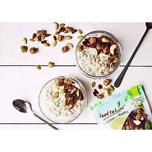 Food to Live Organic Antioxidant Trail Mix, 1 Pound — Contains Mulberries, Goji Berries, Golden Berries, Pumpkin Seeds, Hazelnuts, Cashews. Non-GMO.