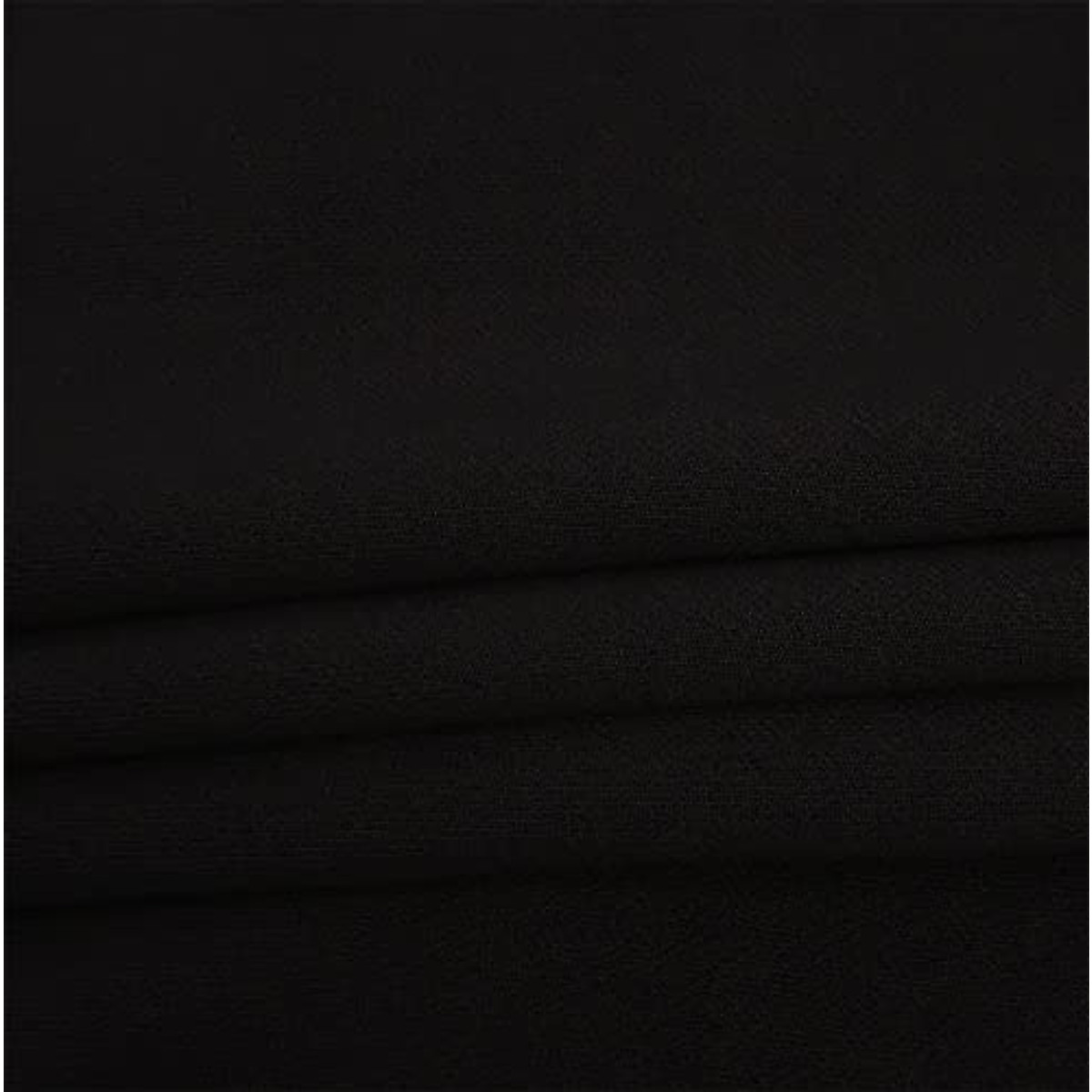 Fabric by The Yard 1 * 1 Heavy Rib 4 Ways Stretch Knit Fabric Cotton Spandex Ribbing Fabric Good for Cuff Neck Hoody Bottom Legging Waist Band 1 Yard Black