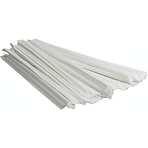 Wrapped 500 Pack - 10.25 inch Wrapped Jumbo Drinking Straw, Foodservice Disposable Drinking Straws, Box of 500 Count.