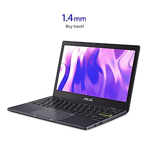 ASUS Laptop L210 11.6” Ultra Thin, Intel Celeron N4020 Processor, 4GB RAM, 64GB eMMC Storage, Windows 10 Home in S Mode with One Year of Office 365 Personal, L210MA-DB02,Star Black