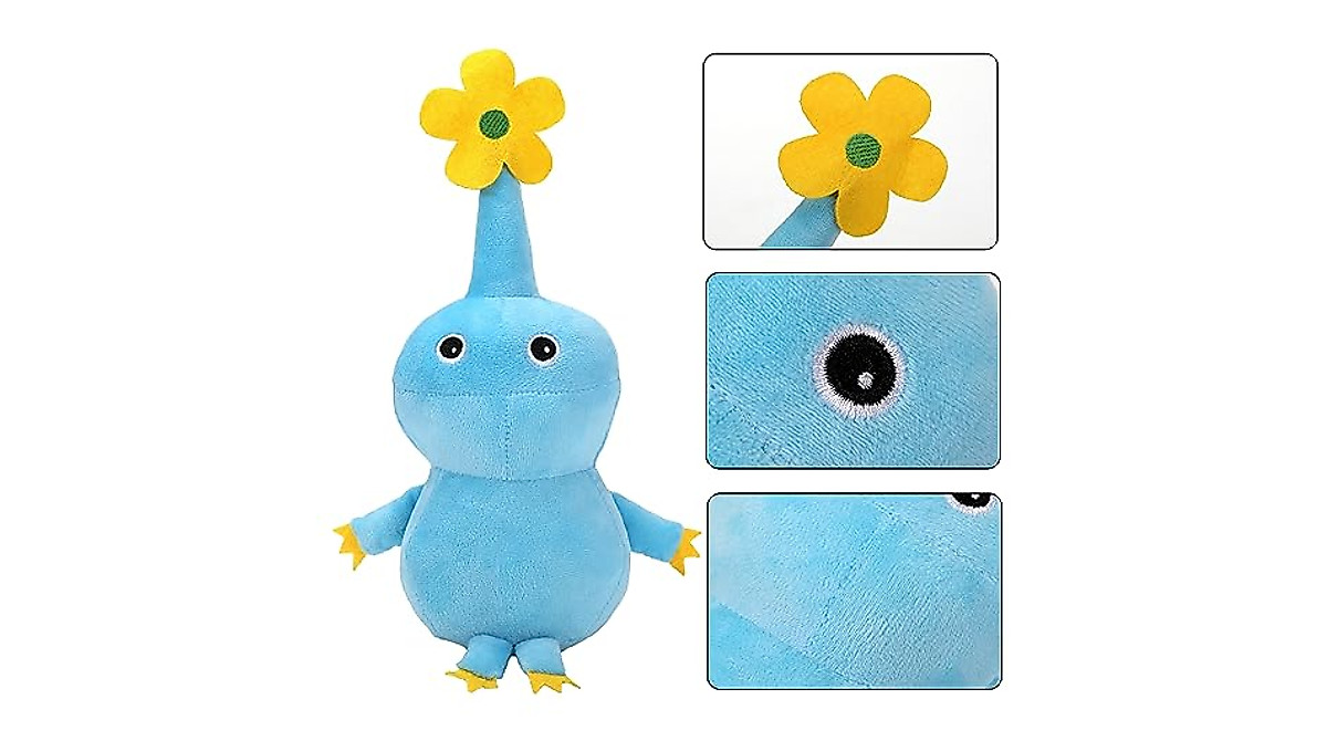 Adorable 4 PCS Pikmin Plush Toys - Perfect Gift for Fans