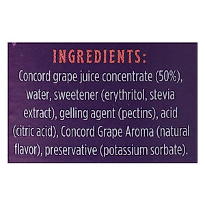 GOOD GOOD No Added Sugar Concord Grape Jelly - Keto Friendly Jelly - Low Carb, Low-Calorie and Vegan - Diabetic Friendly - 12oz / 330g (Pack of 1)