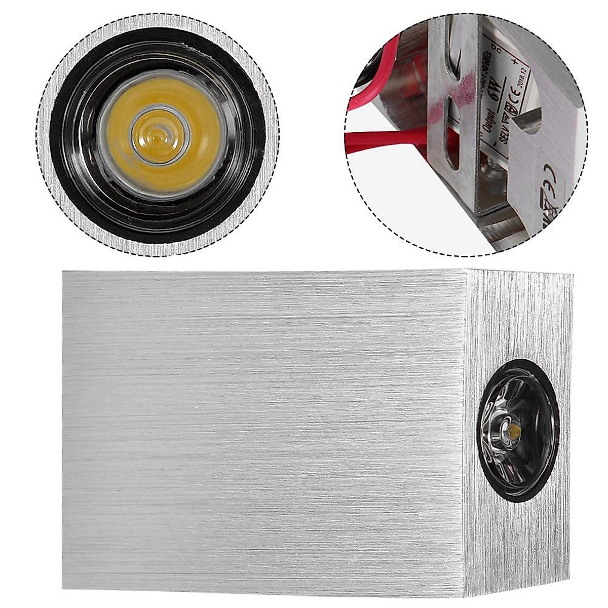 01 Wall Mounted Lamp, Outdoor Garden Lamp, Aluminum Alloy for Ground/Garden Indoor Outdoor Home Decoration Garden Lights