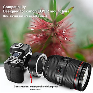 Meike Metal Lens Adapter EF-EOSR Auto-Focus Mount Converter for Canon EF/EF-S Lens to EOS-R EOS-RP R5 R6 R7 R10 C70 and RED Komodo Cameras