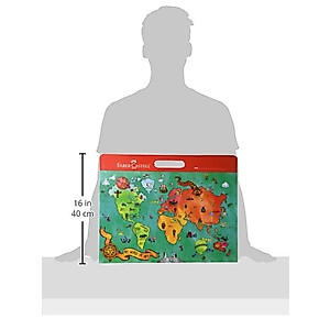 Faber-Castell My World of Art Portfolio for Kids - 8 Expandable Folder Pockets for Kid's Artwork and Keepsakes